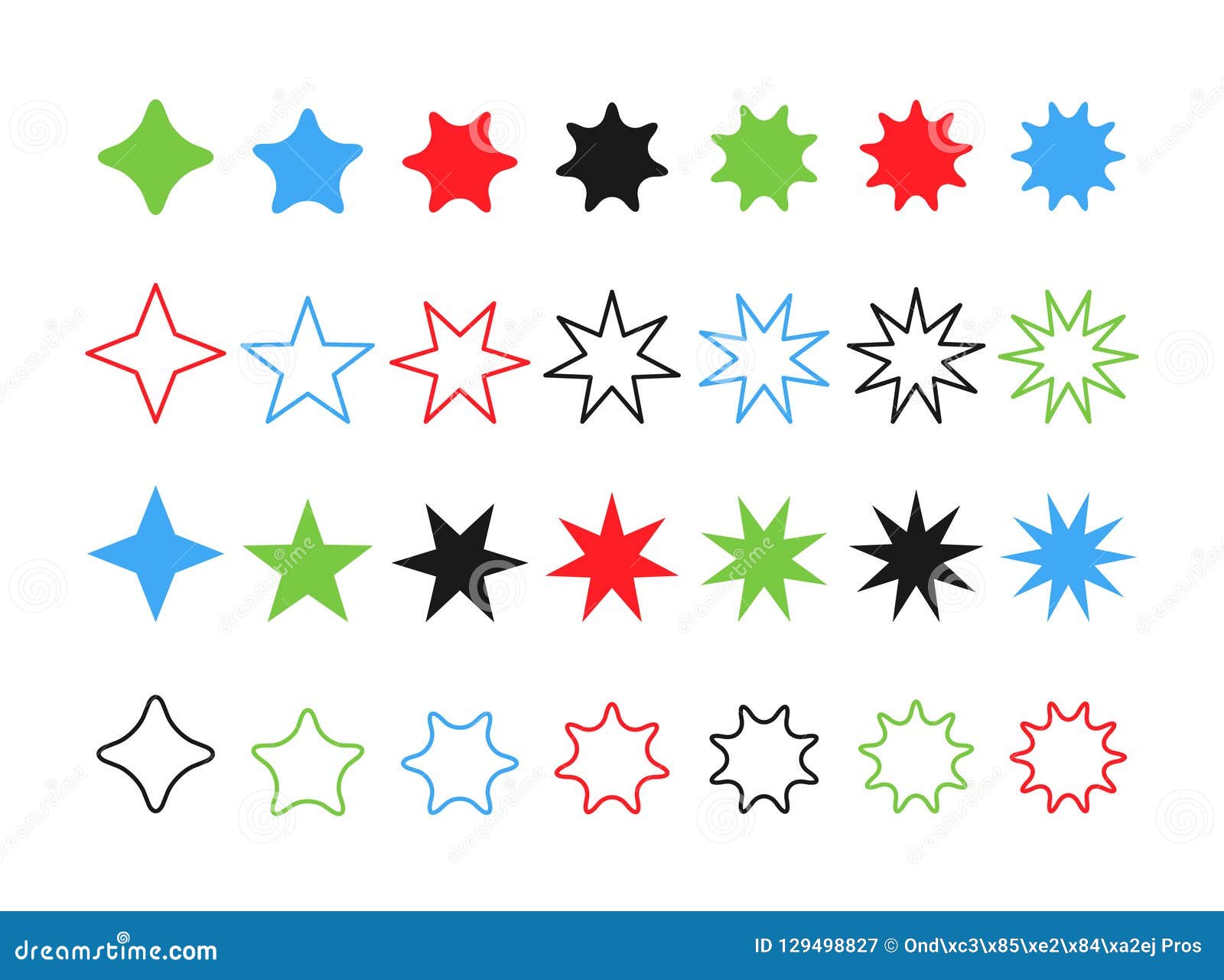 Set Icon Star, Vector Star Set Icon Vector , Star Icon Stock Vector ...