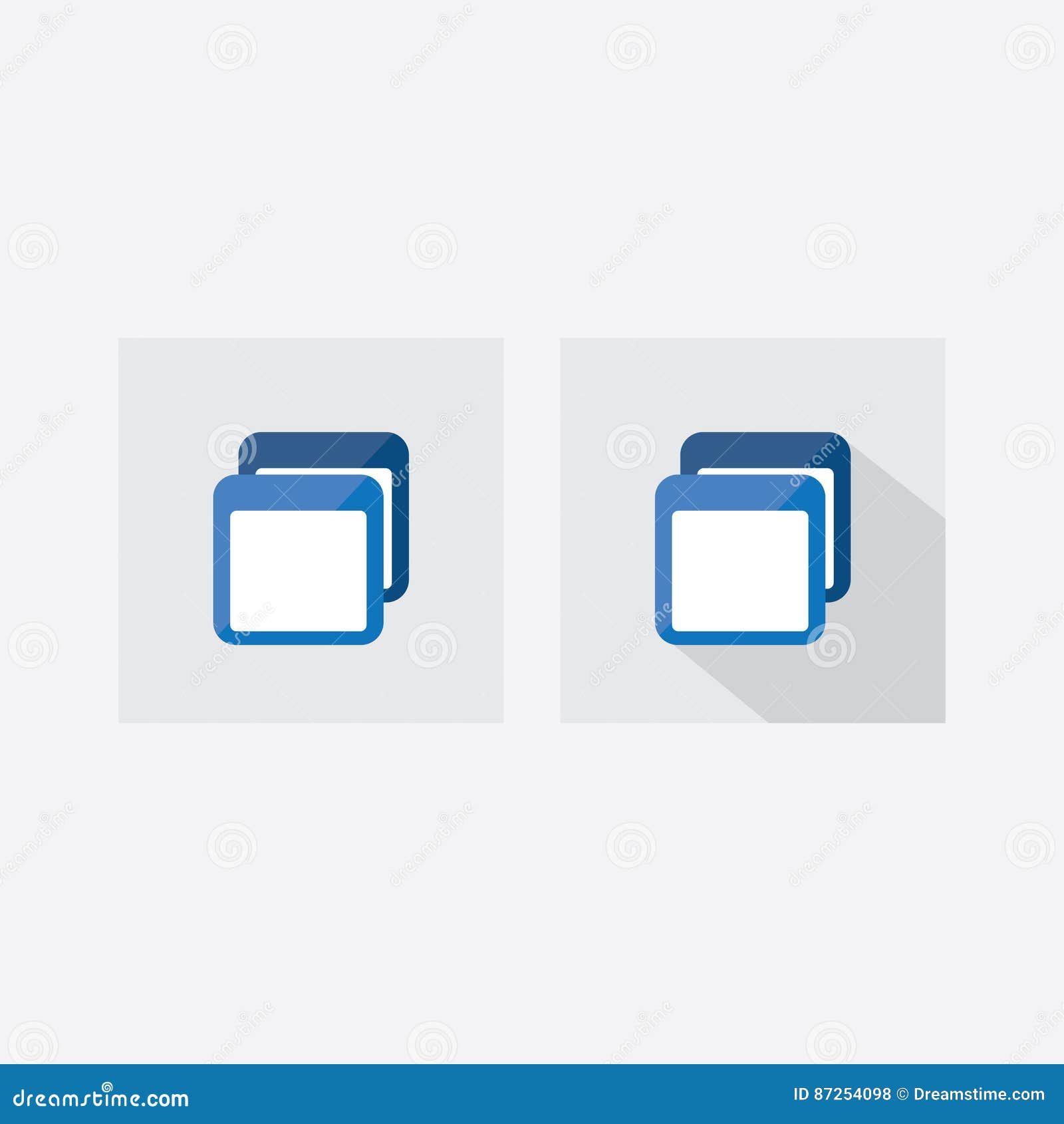 Set Icon Will Minimize All Windows Stock Vector - Illustration of flat ...