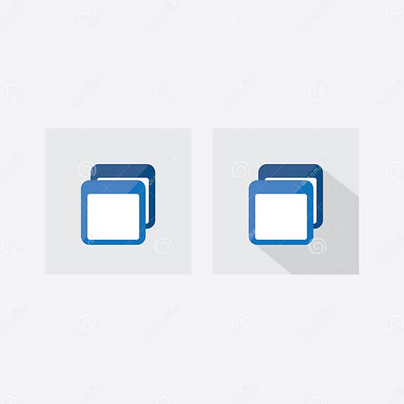 Set Icon Will Minimize All Windows Stock Vector - Illustration of flat ...