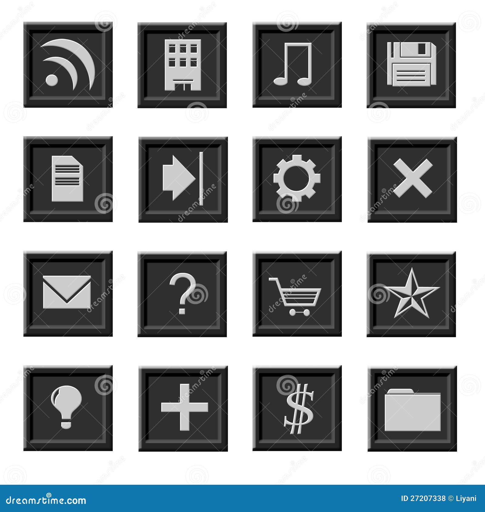 Set of icons stock illustration. Illustration of icon - 27207338