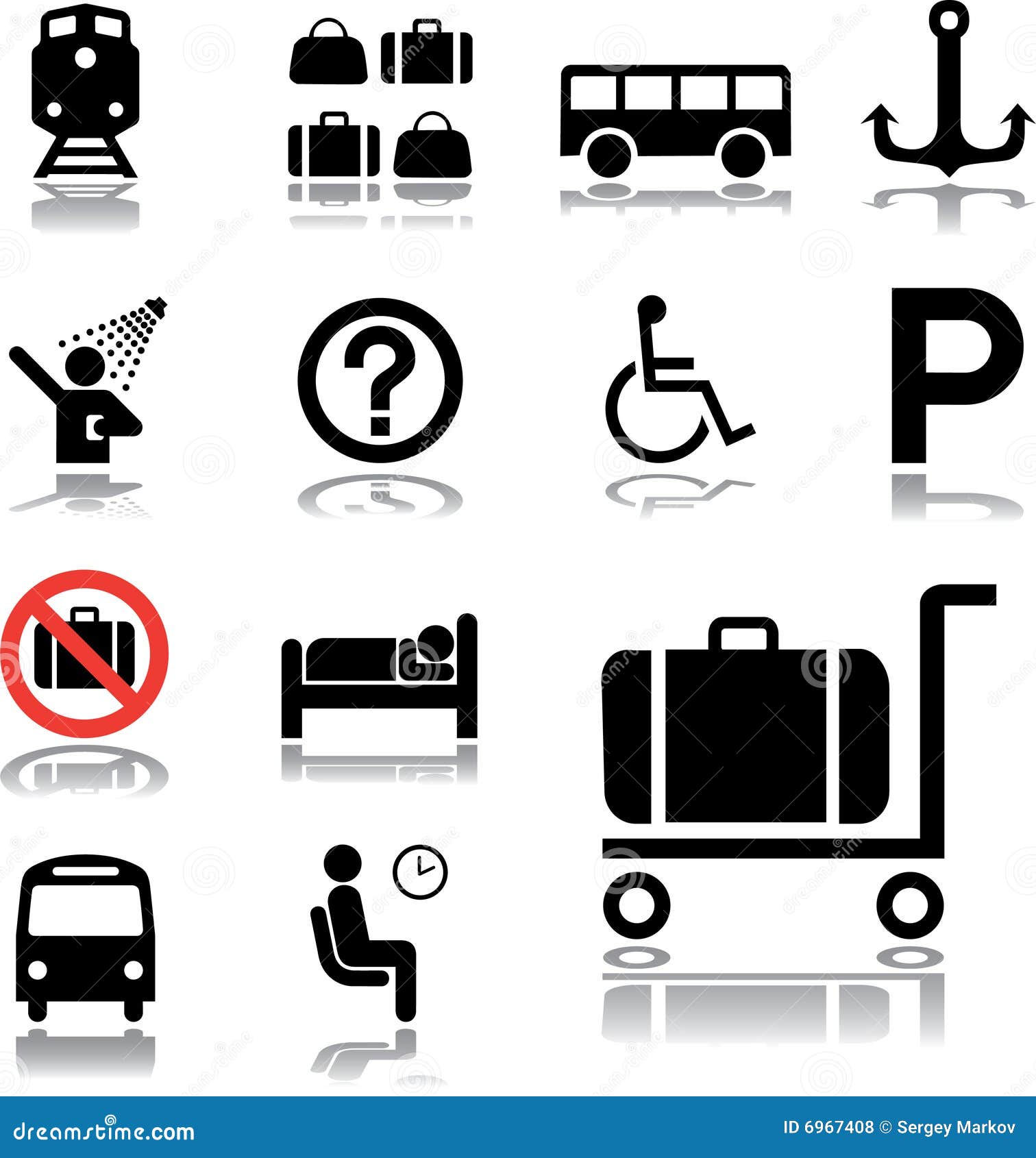 Set Icons - 84. Transport Icons Stock Vector - Illustration of ...