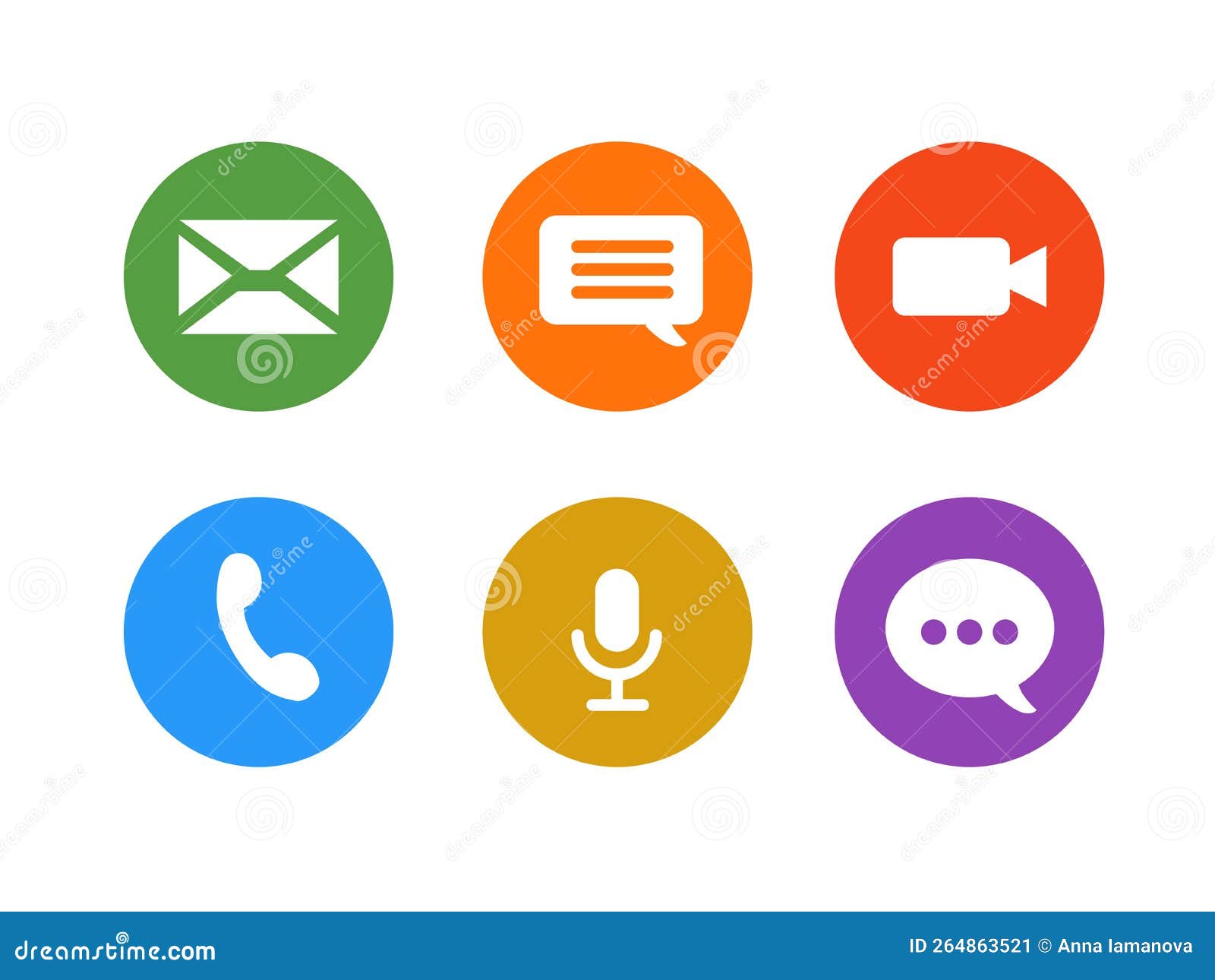 Set of Icons for the Application and Web Stock Vector - Illustration of ...