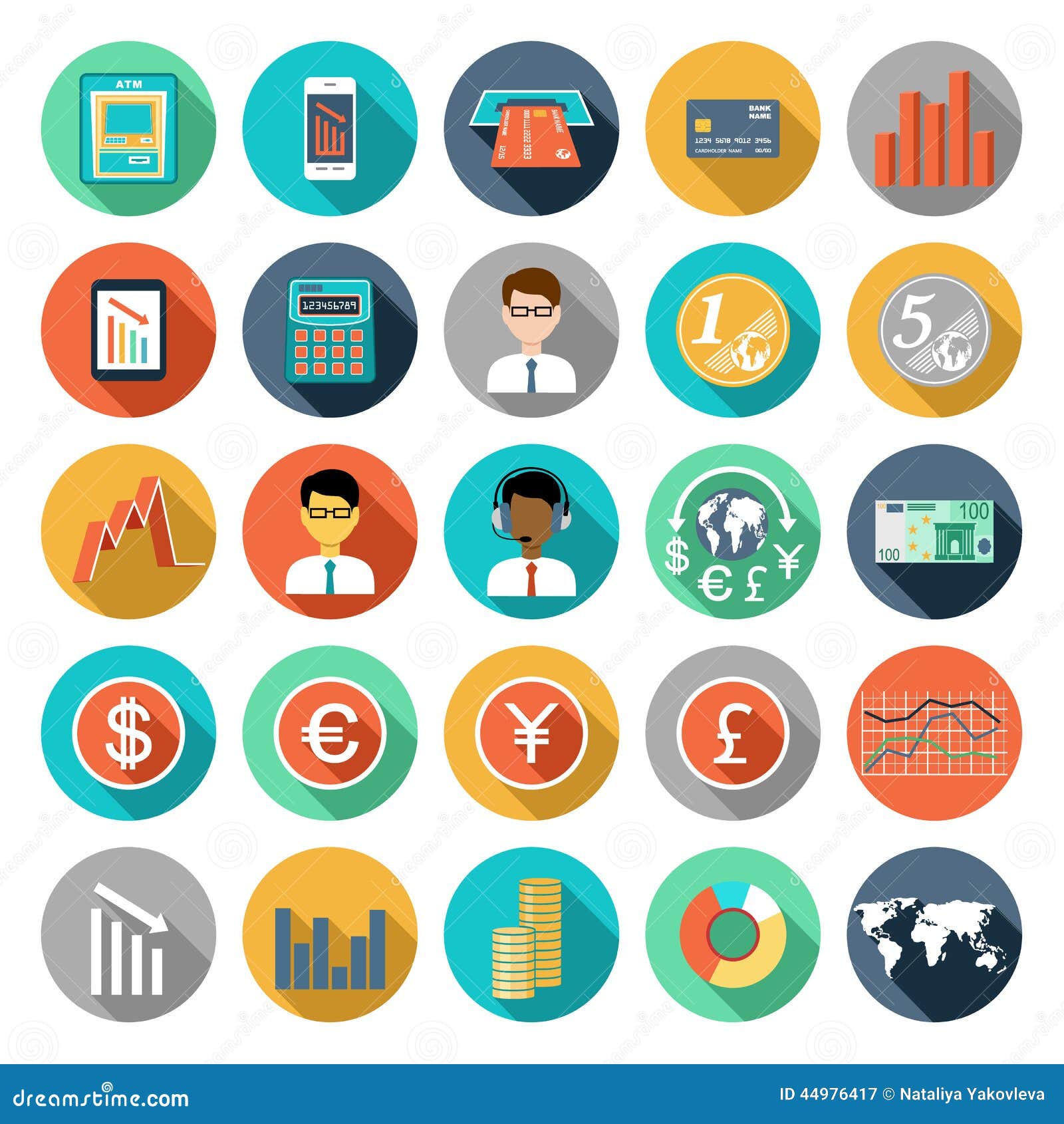 Financial Infographics Elements. Data Chart, Statistic Graph Growth ...