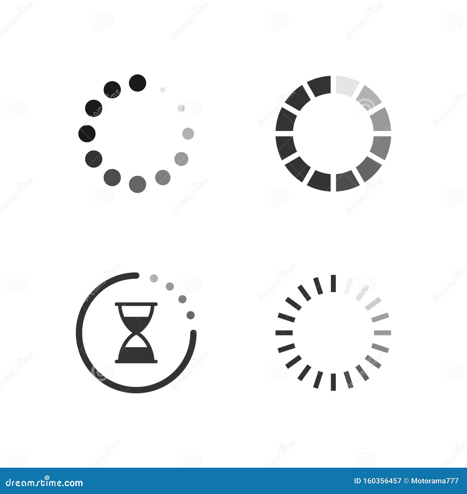 Icons Loading And Update And Upgrade Stock Image | CartoonDealer.com ...