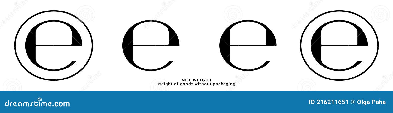 Set icons net weight stock vector. Illustration of emblem - 216211651