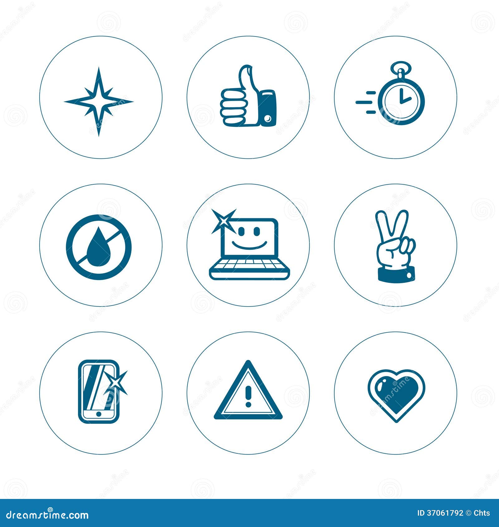 Set of icons of purity stock illustration. Illustration of fast - 37061792