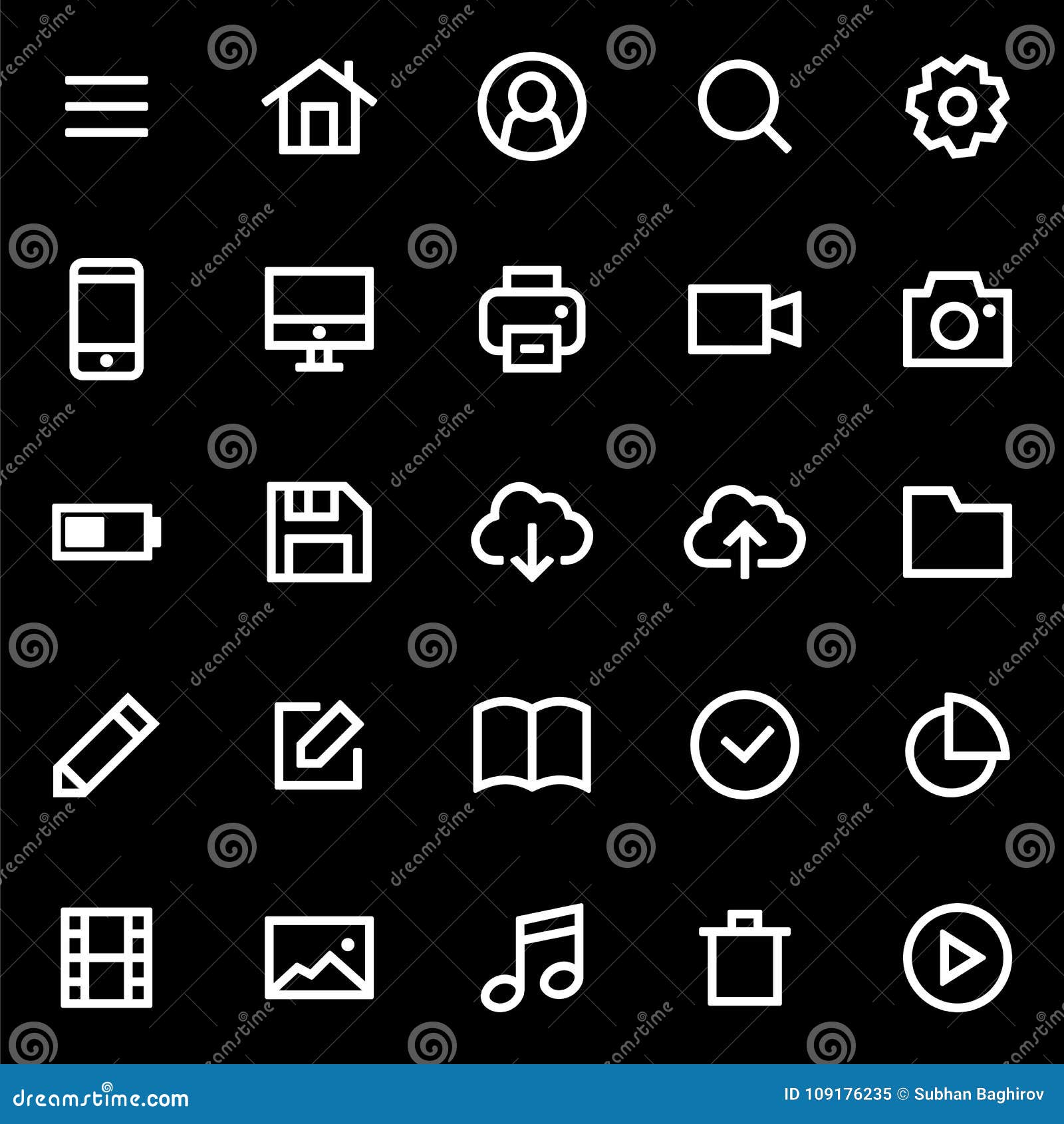 Simple Ui Button Icons Set Stock Illustrations – 11,200 Simple Ui ...