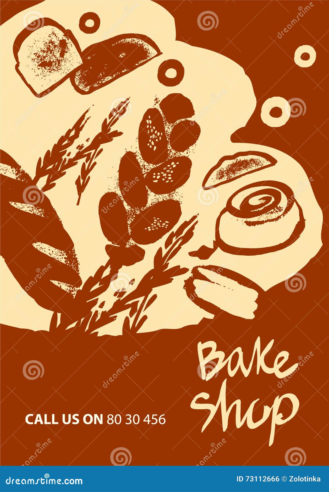 Set of Illustration of Bread for Menu Bake Shop and House Stock Vector ...