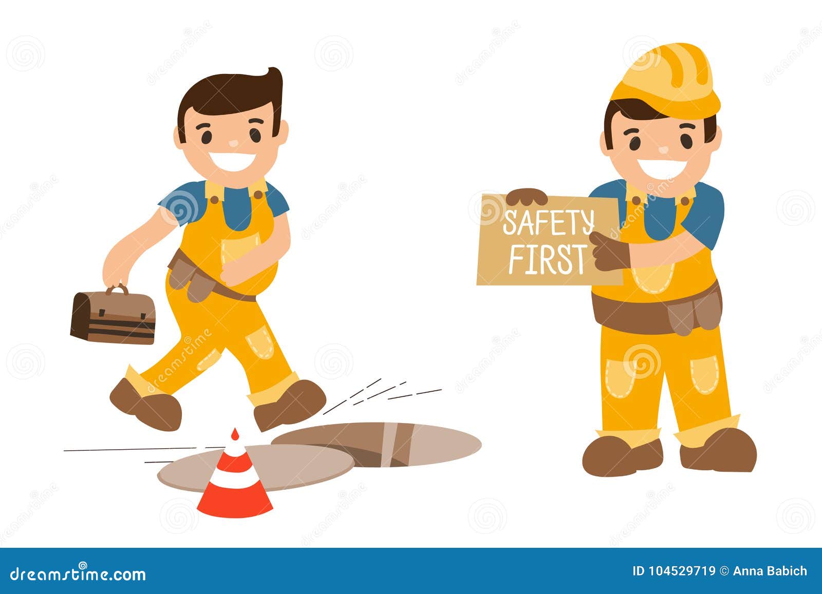 Lacerations Safety Cartoons