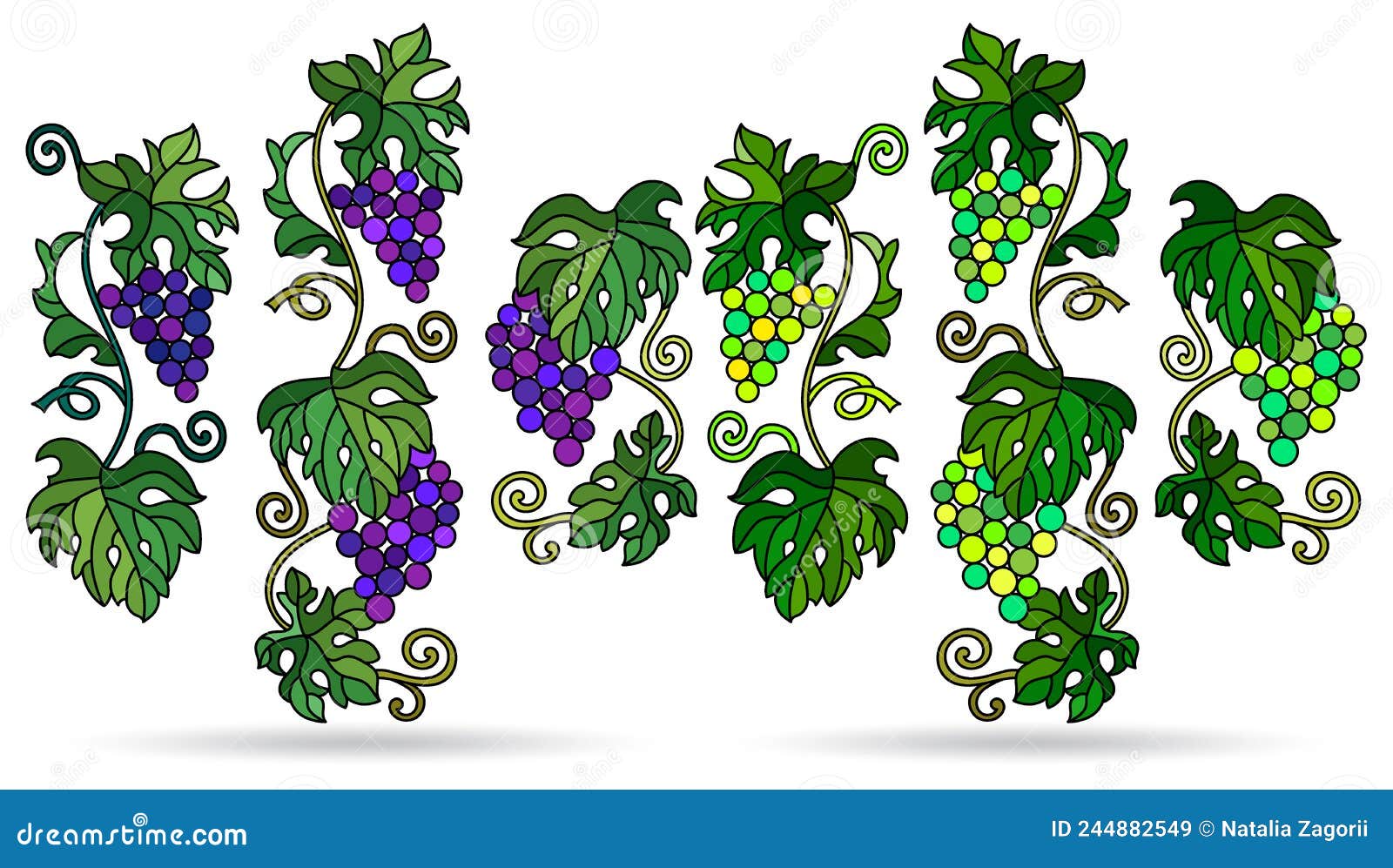 Vines Isolated White Texture Royalty-Free Illustration | CartoonDealer ...