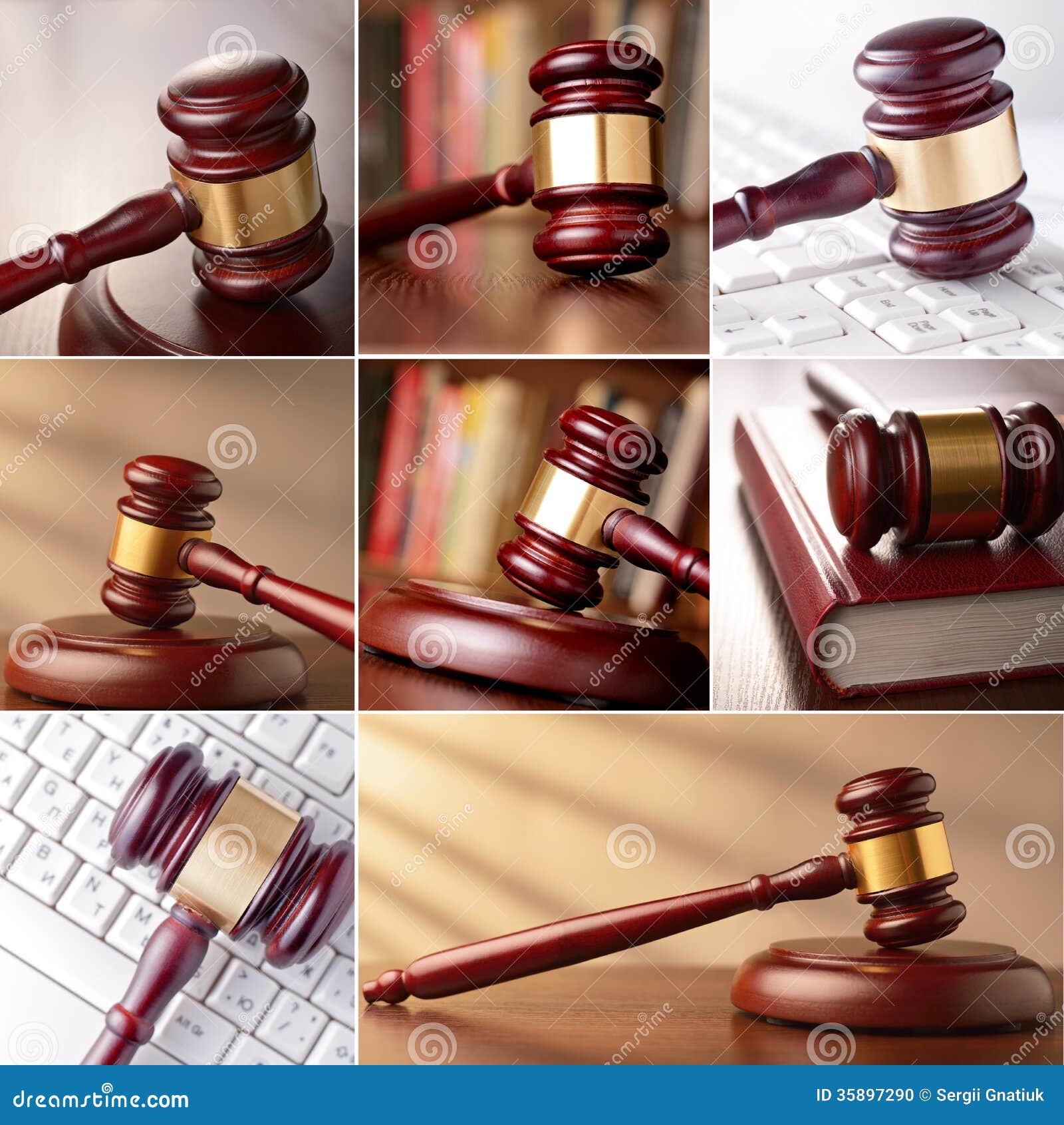 Set of images of the gavel stock photo. Image of government - 35897290