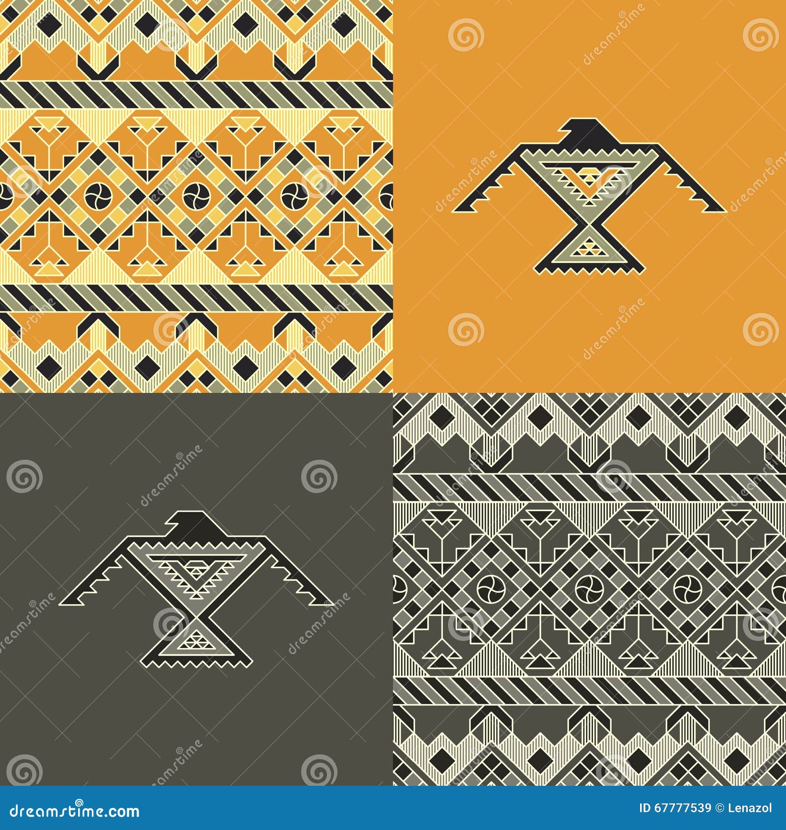 Indian Patterns Vector Illustration | CartoonDealer.com #22252080