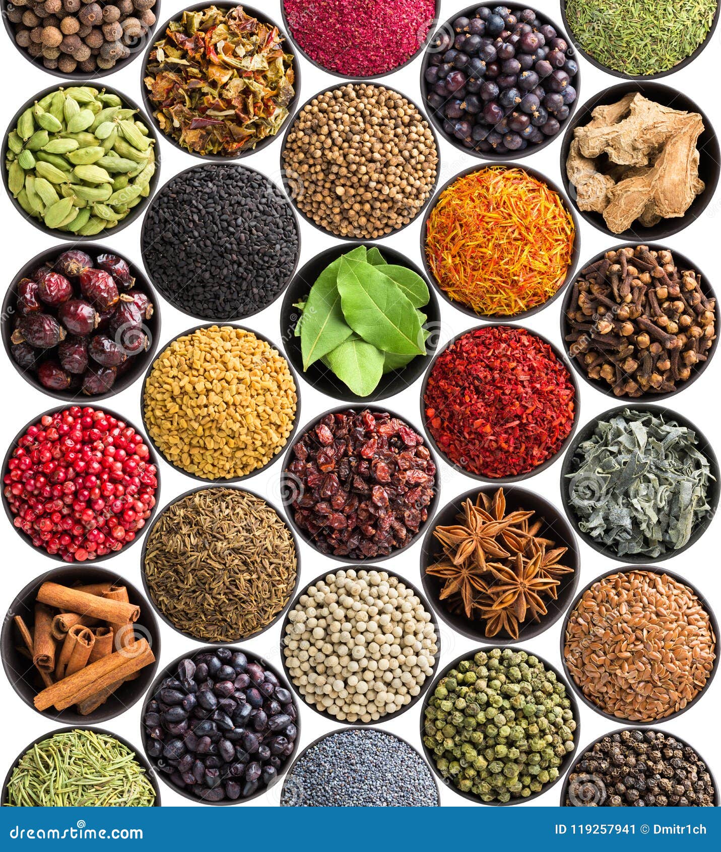 Set of Indian Spices and Herbs Isolated on White. Seasoning for Stock ... Set of Indian Spices and Herbs Isolated on White. Seasoning for Stock ...