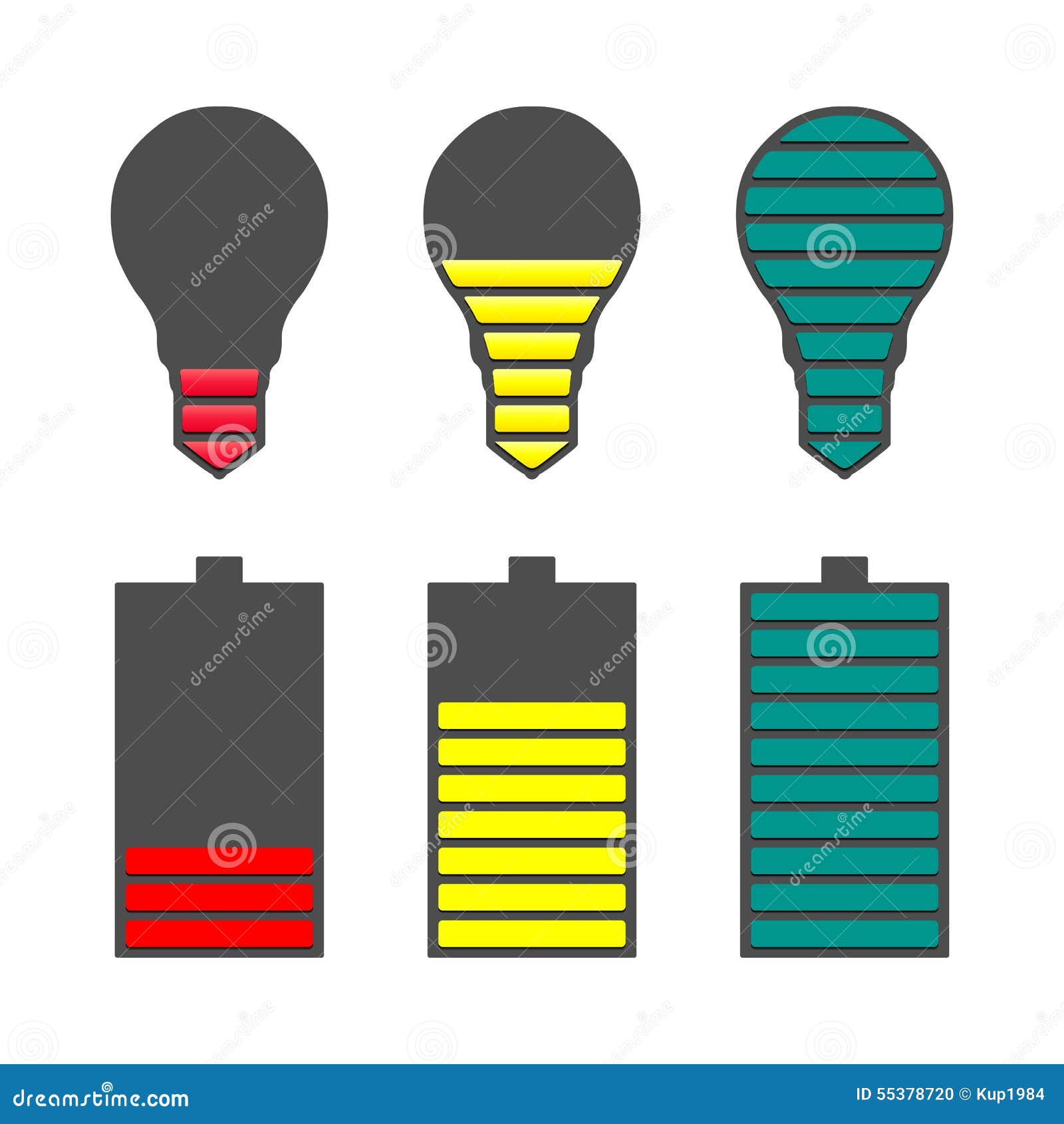 A Set of Indicators, Vector Illustration. Stock Vector - Illustration ...