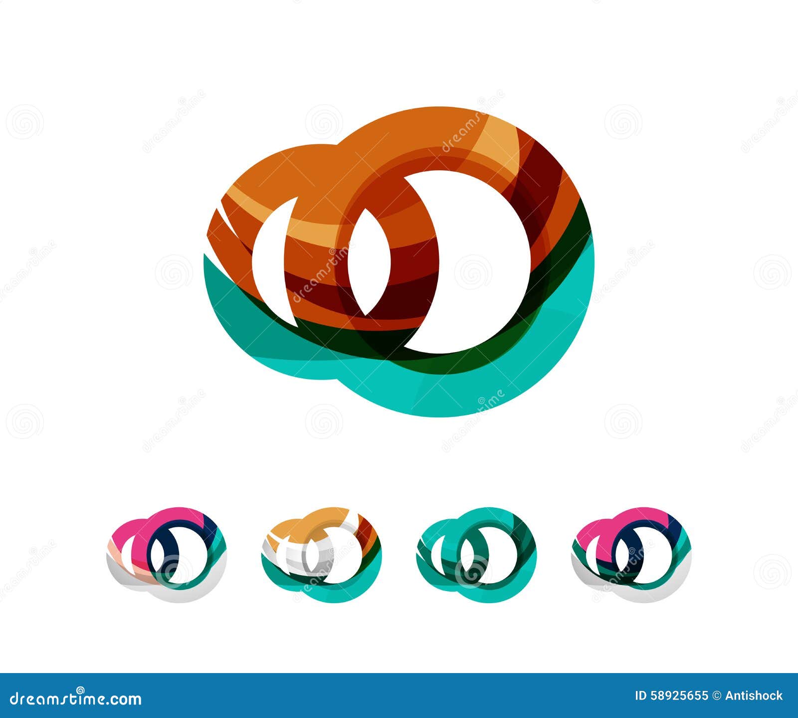 Set of Infinity Concepts, Loop Logo Designs Stock Vector - Illustration ...