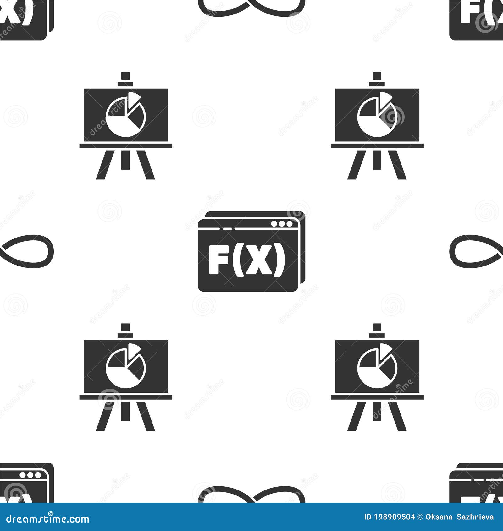 Set Infinity, Function Mathematical Symbol and Chalkboard with Diagram ...