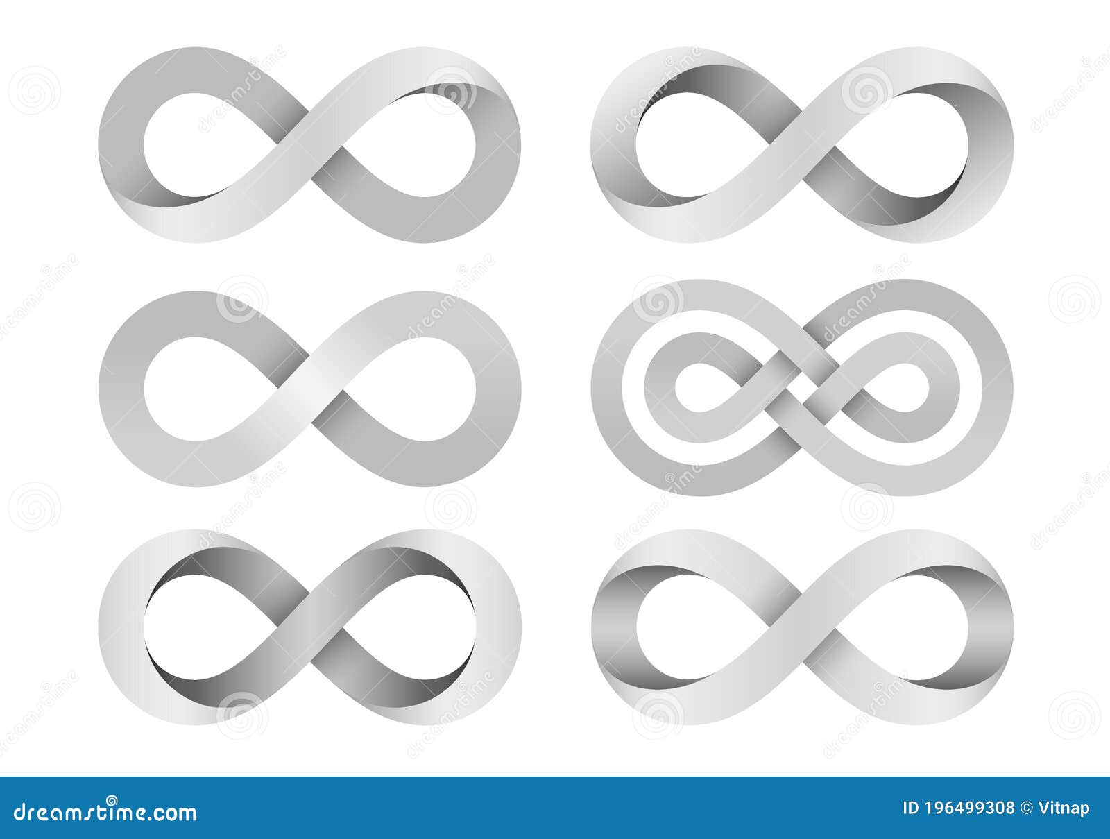 Set of Infinity Signs Made of Different Types of Torsion and ...