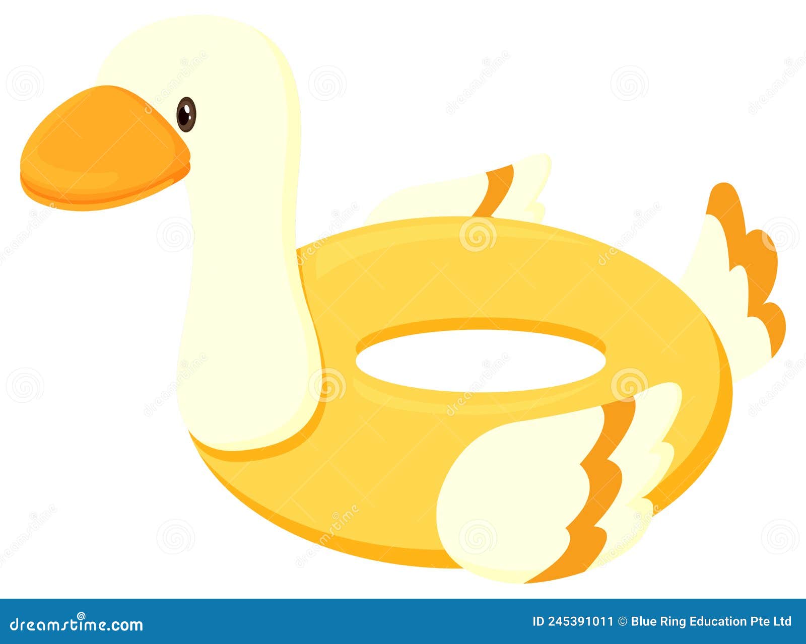 Set of Inflatable Toy for Pool Element Stock Vector - Illustration of ...