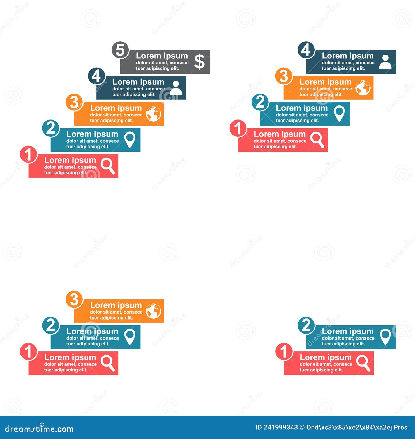 Collection Of Chart Logos Vector Illustration | CartoonDealer.com #71122480