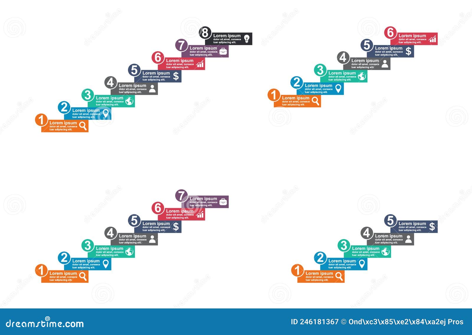 Collection Of Chart Logos Cartoon Vector | CartoonDealer.com #70565857