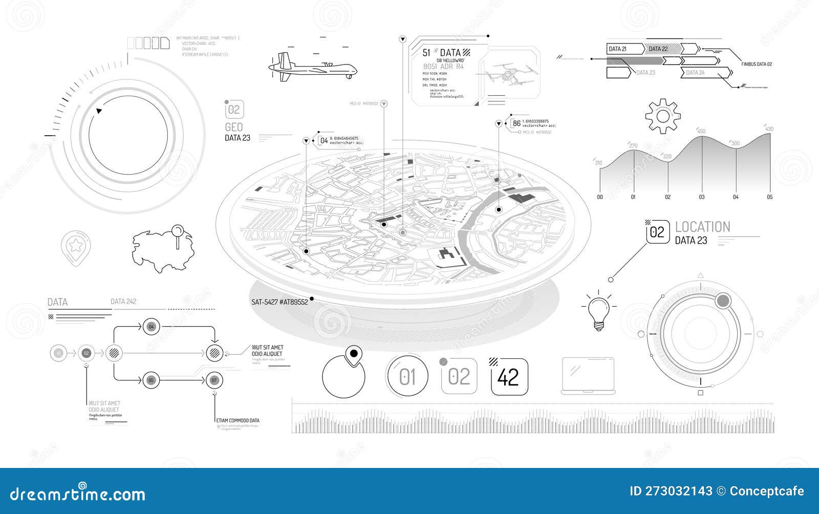 Cargo Tracking Service Concept Illustrations. Cartoon Vector ...