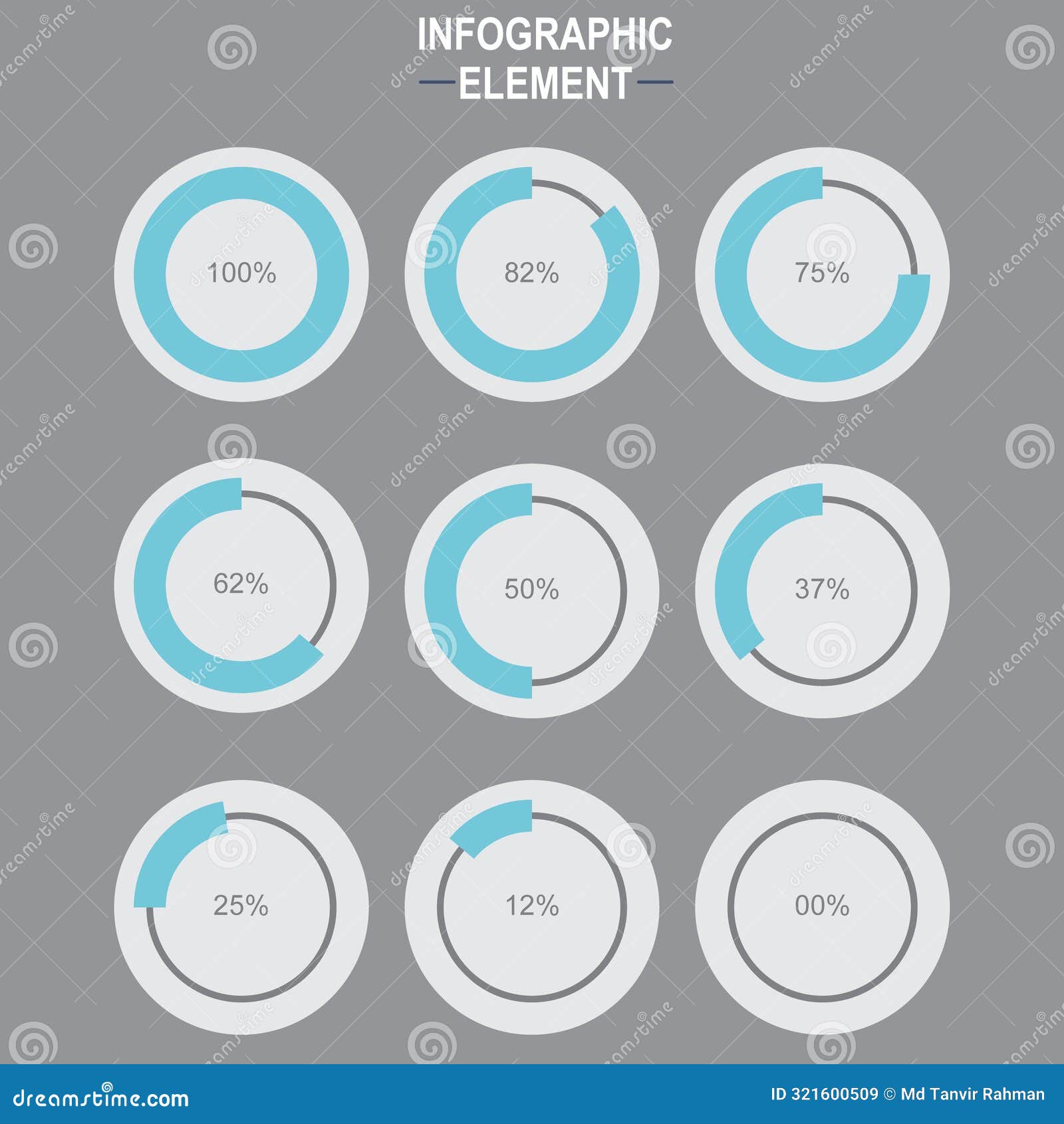 Set of Infographic Elements: Bar Graphs, Statistics, Pie Charts, Icons, Presentation Graphics ...