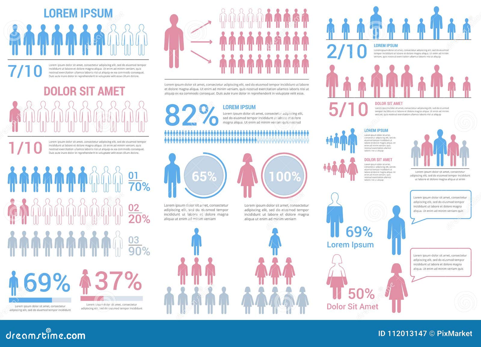 People Infographics stock vector. Illustration of infographic - 112013147