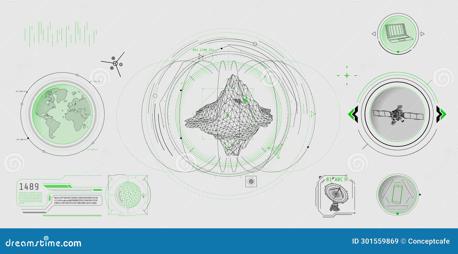 Design Elements for Infographic of Big Data. Stock Image - Image of ...
