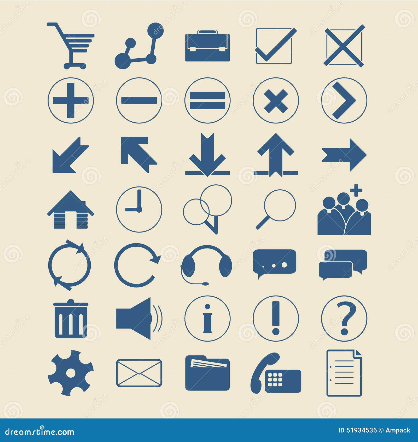 Set Infographics Web Icons or Design Elements Stock Vector ...