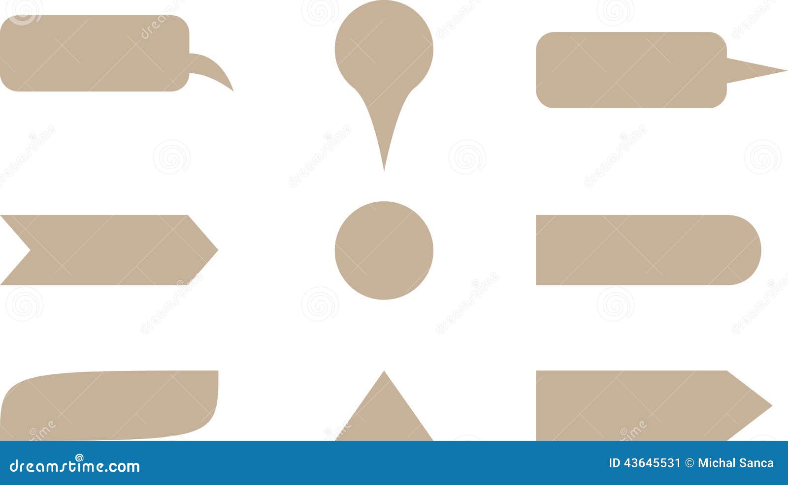 Set of information bubbles stock illustration. Illustration of bubble ...