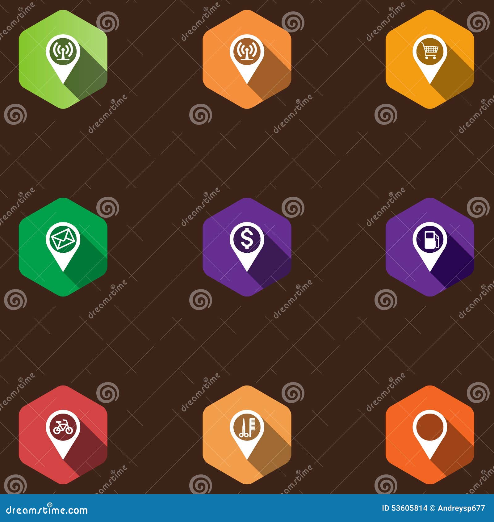 Set of information icons stock vector. Illustration of long - 53605814