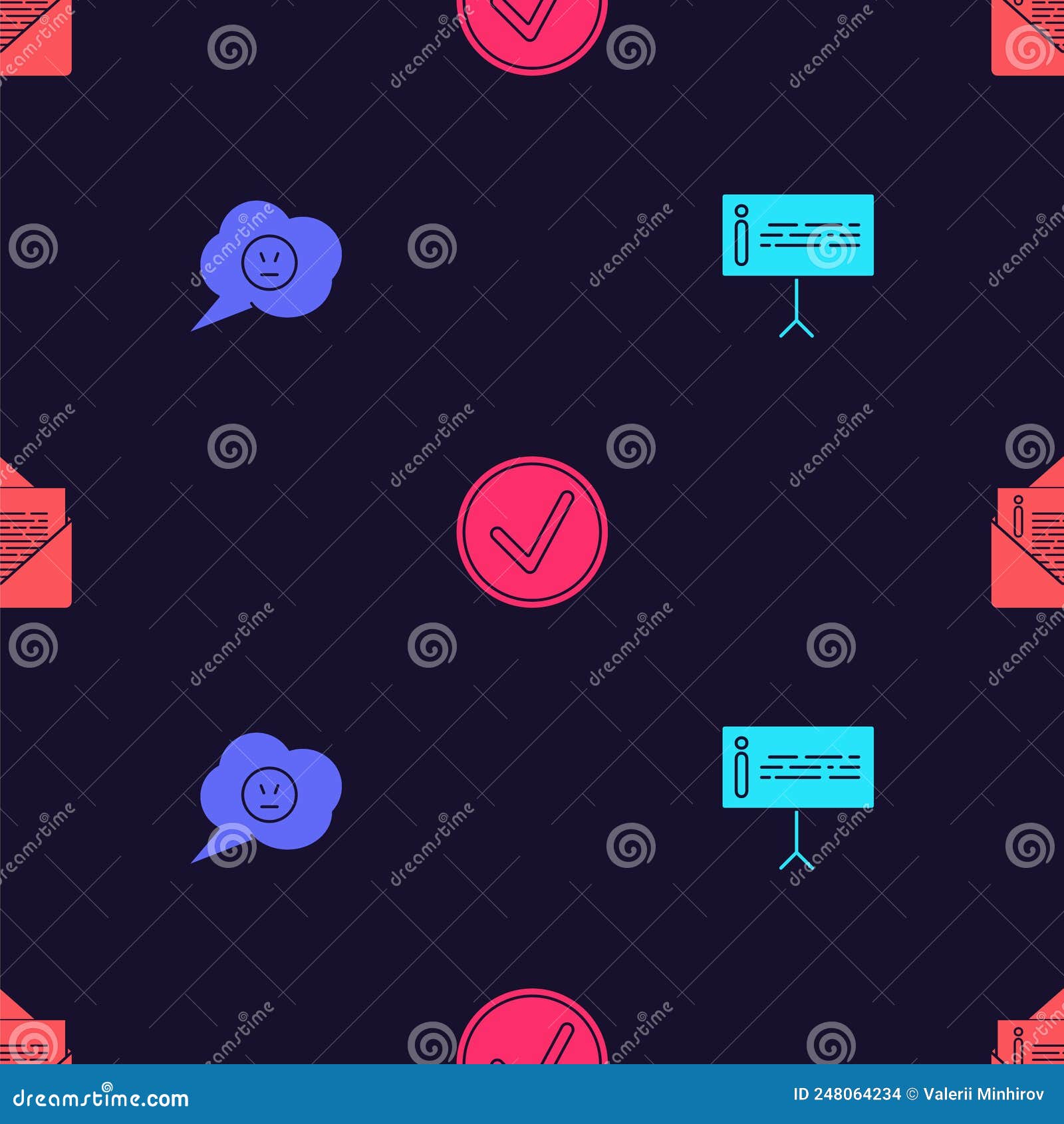 Smile Check Mark Selection Illustration Options Graphics. Royalty-Free ...