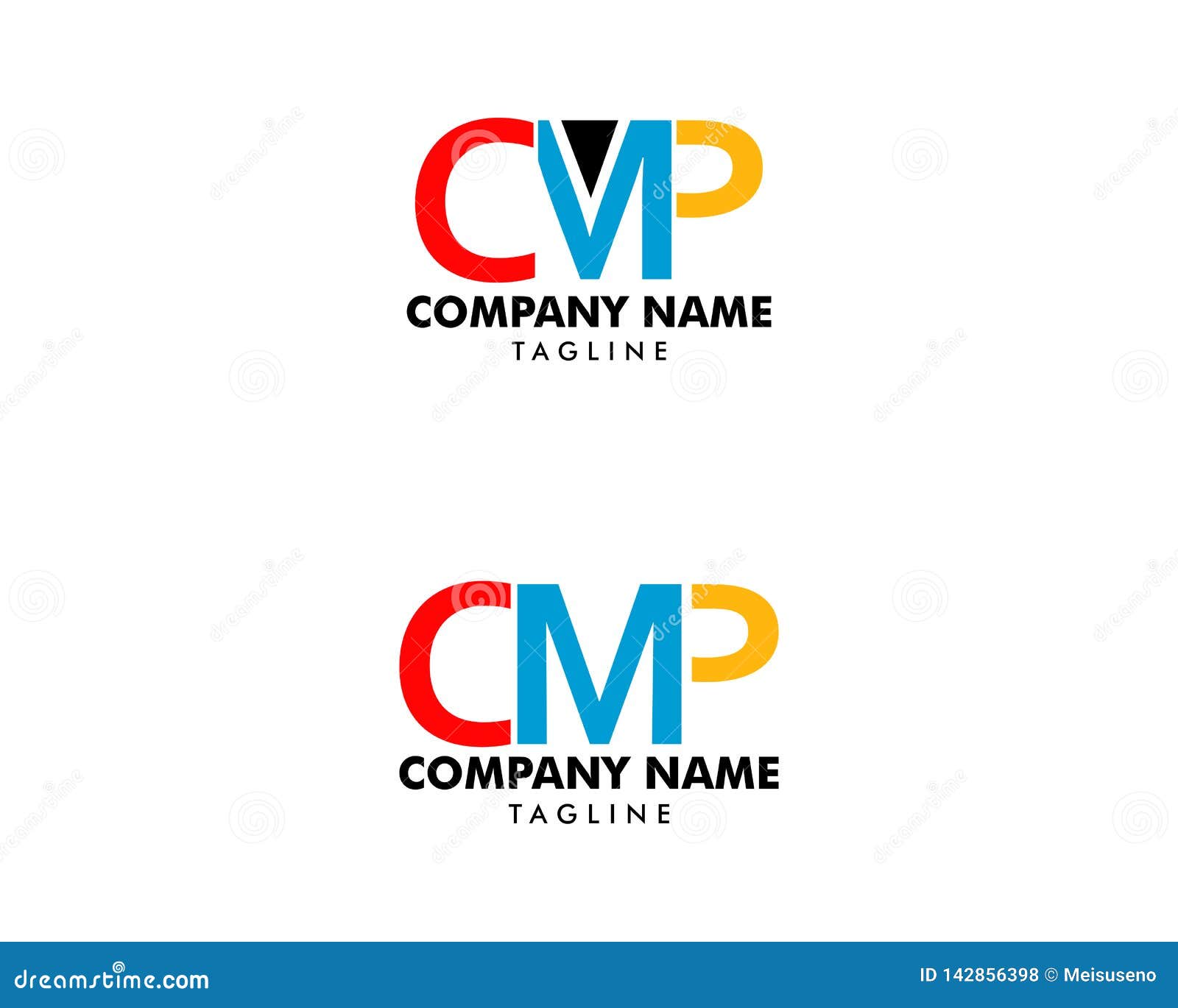 Set of Initial Letter CMP Logo Design Vector Stock Vector ...