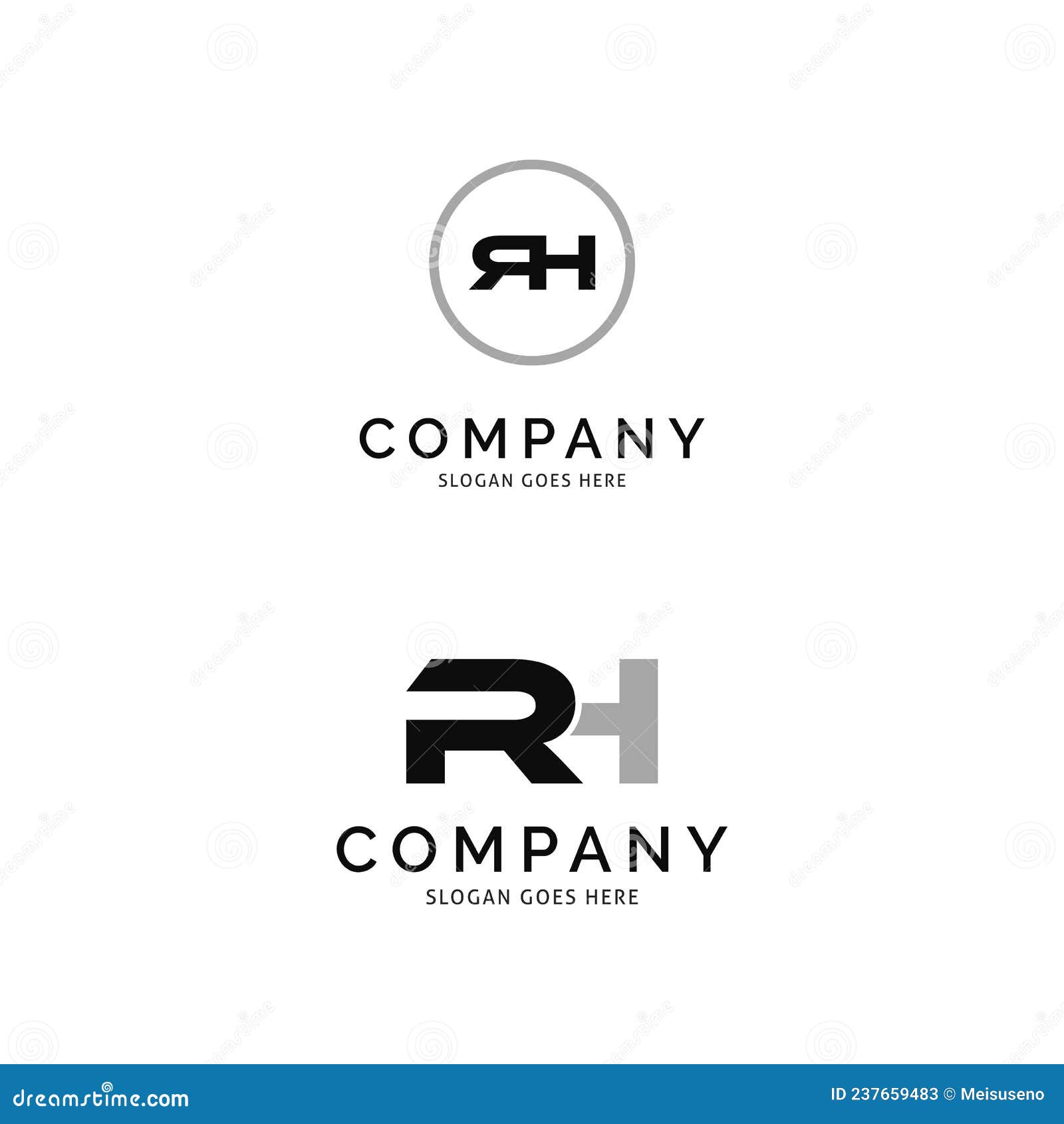 Set of Initial Letter RH Icon Vector Logo Template Illustration Design ...