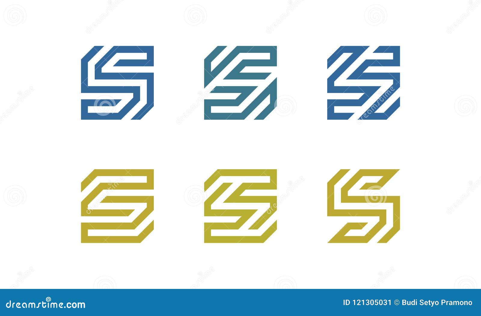 Set of Initial S Logo Vector Stock Vector - Illustration of abstract ...