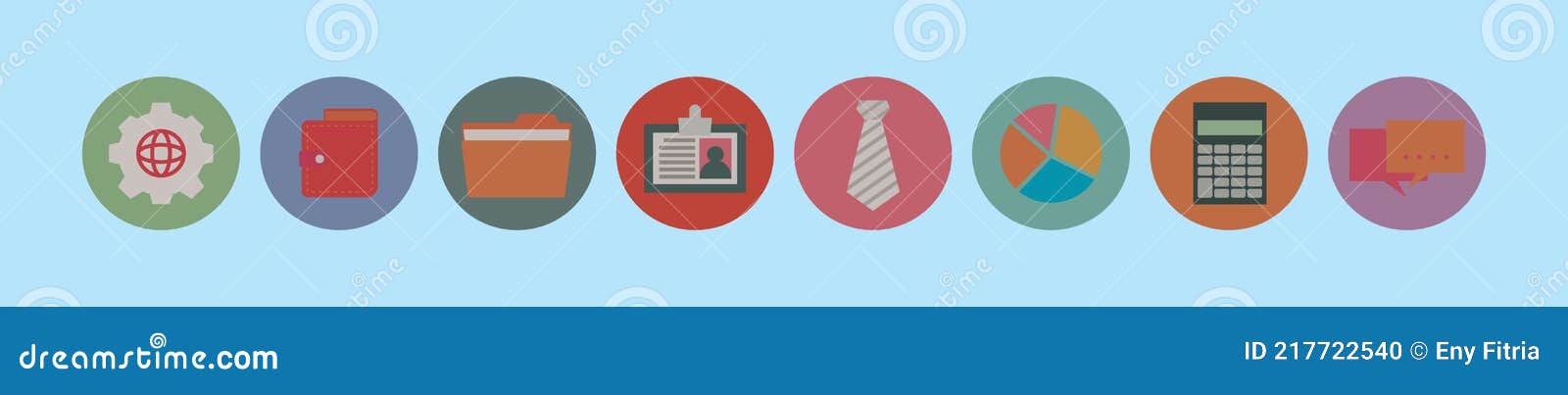 Set of Integrity Cartoon Icon Design Template with Various Models ...