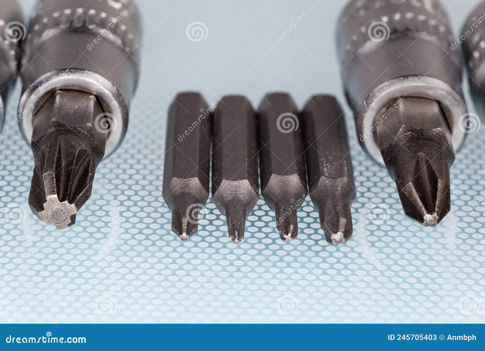 Sets of Interchangeable Crosspoint Bits for Screwdriver and Mini ...