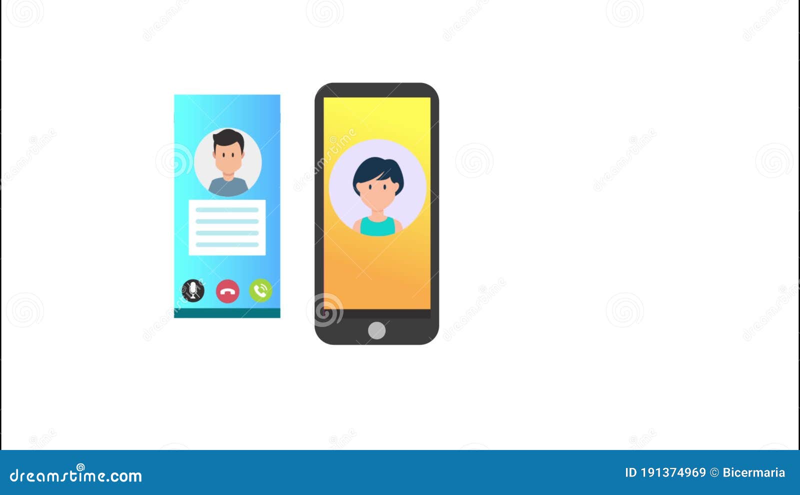 Set of Interfaces Screen Template for Mobile Smart Phone in 4k Cartoon ...