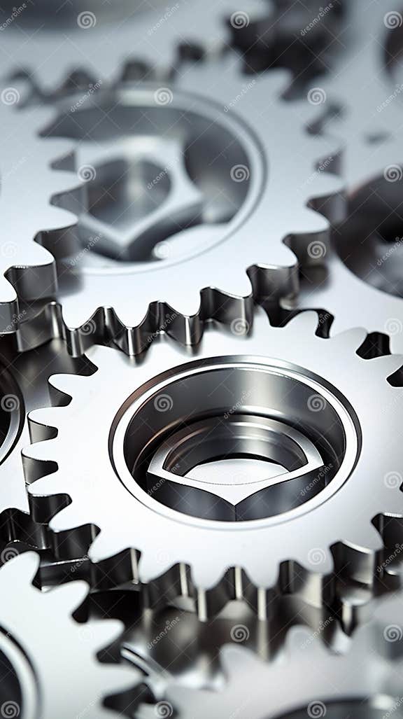 A Set of Interlocking Gears Representing Teamwork and Cooperation ...