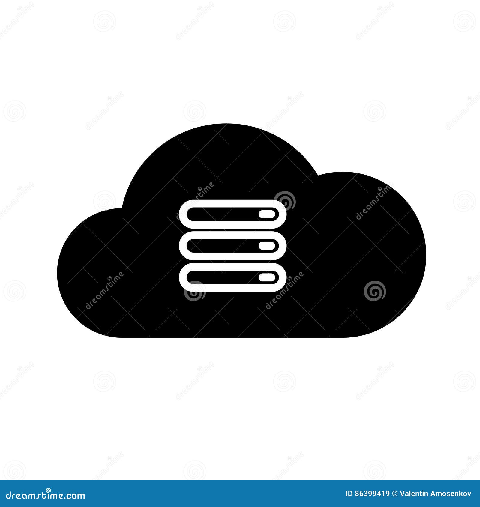 Set internet cloud icons stock illustration. Illustration of global ...