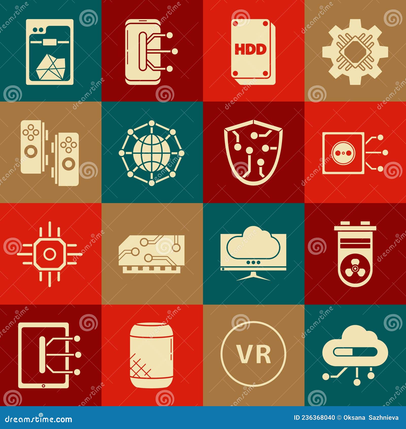 Set Internet of Things, Video Graphic Card, Remote Control, Hard Disk ...