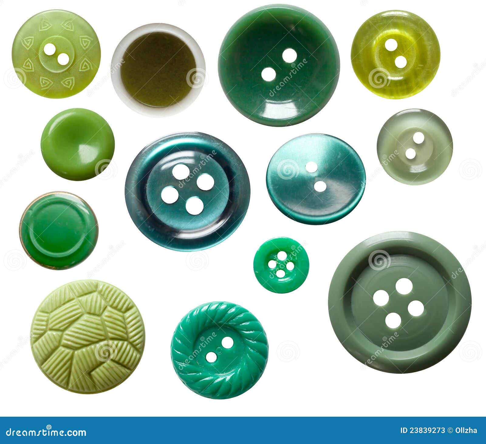 Set of Isolated Green Buttons Stock Image - Image of collection ...