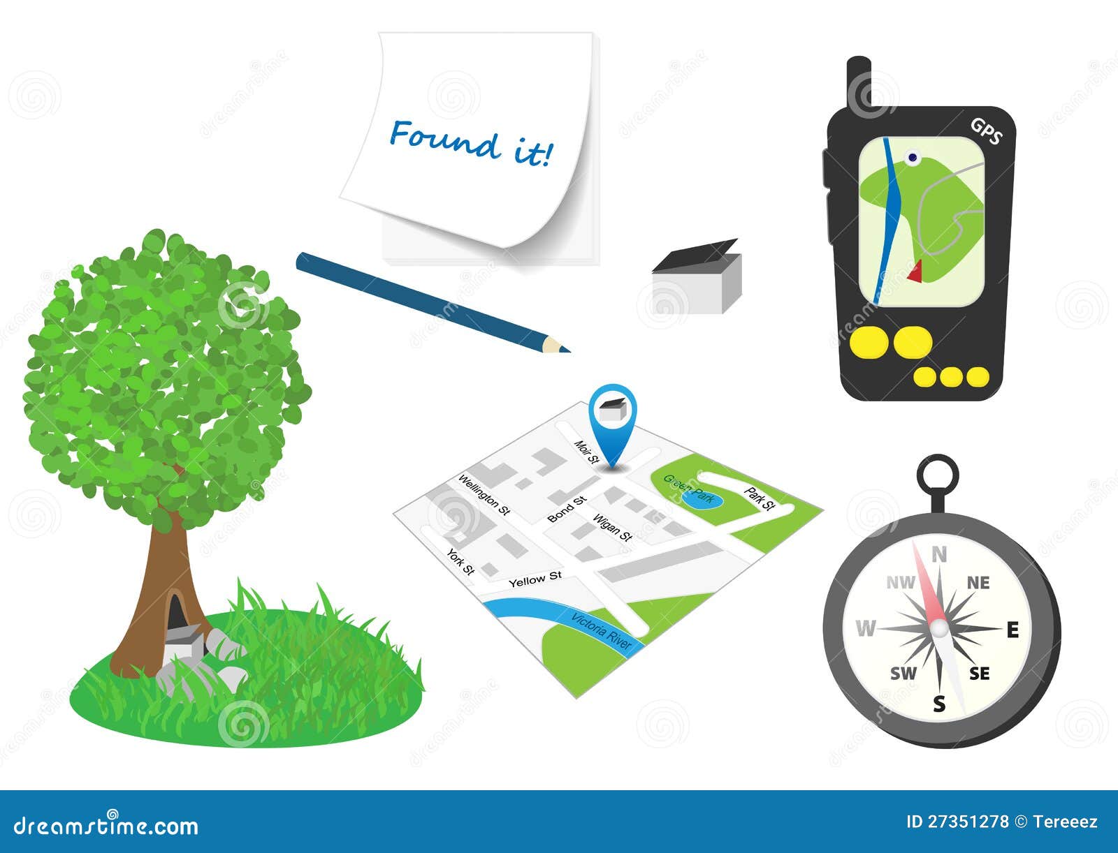Geocaching Stock Illustrations – 129 Geocaching Stock Illustrations ...