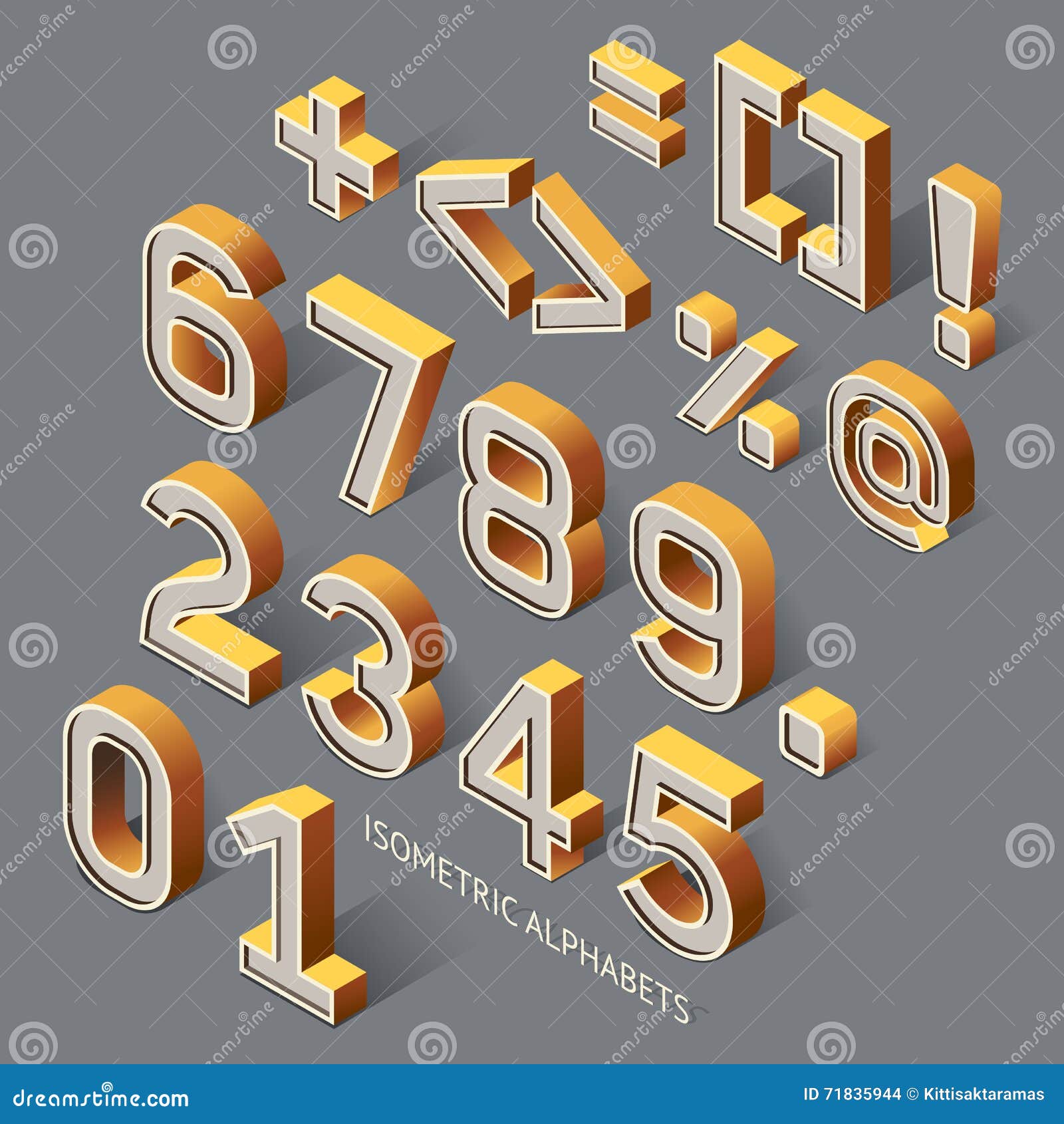 Set of Isometric Alphabets. Stock Vector - Illustration of letters ...