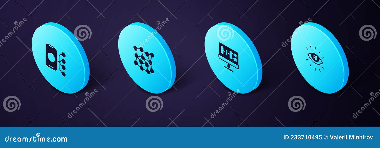 Set Isometric Artificial Intelligence AI, Algorithm, Neural Network and ... Set Isometric Artificial Intelligence AI, Algorithm, Neural Network and ...