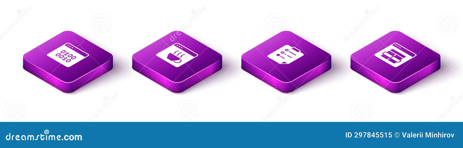 Set Isometric Binary Code, Software, Clipboard with Checklist and MySQL ... Set Isometric Binary Code, Software, Clipboard with Checklist and MySQL ...