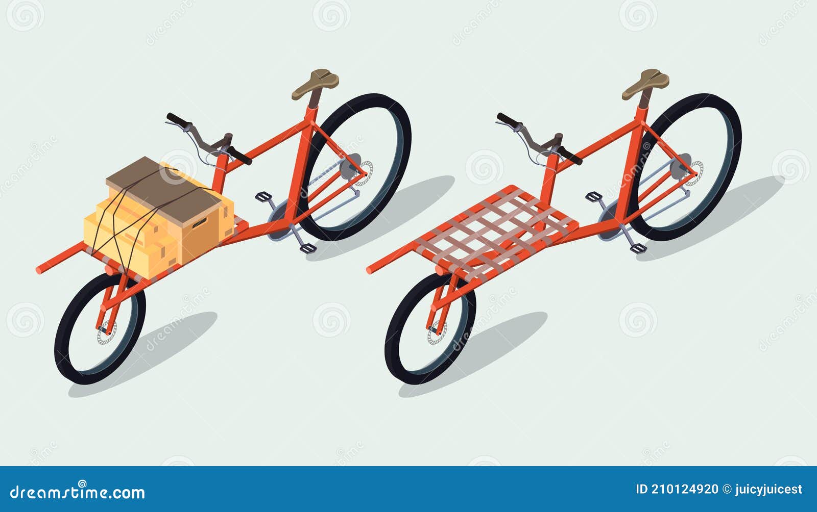 Isometric Orange Cargo Bike Stock Illustrations – 6 Isometric Orange Cargo Bike Stock ...