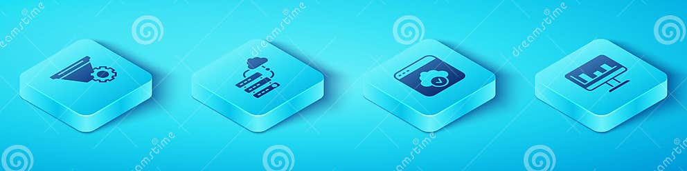 Set Isometric Filter Setting, Network Cloud Connection, Monitor with Graph Chart and Cloud ...