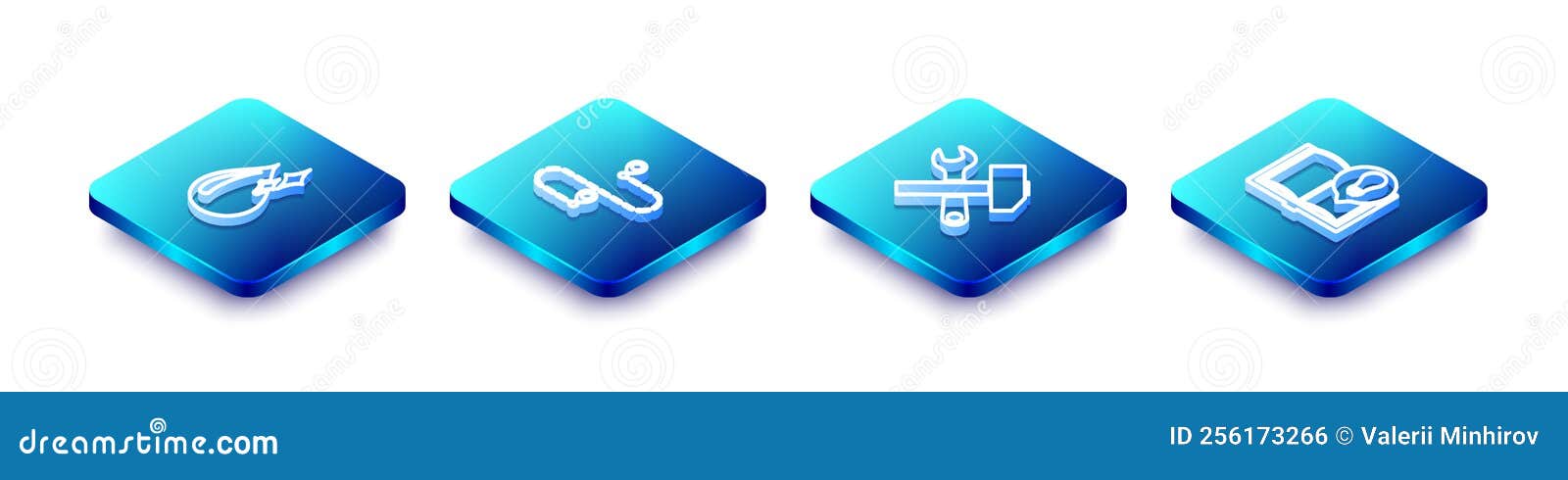 Set Isometric Line Clean Water Drop, Route Location, Crossed Hammer and ... Set Isometric Line Clean Water Drop, Route Location, Crossed Hammer and ...