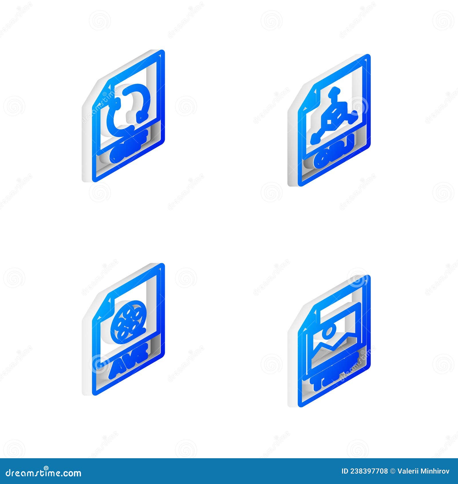 Set Isometric Line OBJ File Document, GIF, AVI and TIFF Icon. Vector ... Set Isometric Line OBJ File Document, GIF, AVI and TIFF Icon. Vector ...